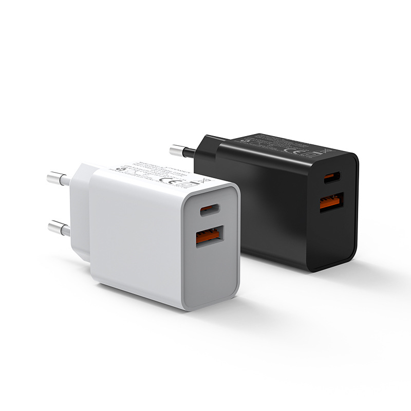 China PD20W Fast Charging German French European Charger with USB-A and ...