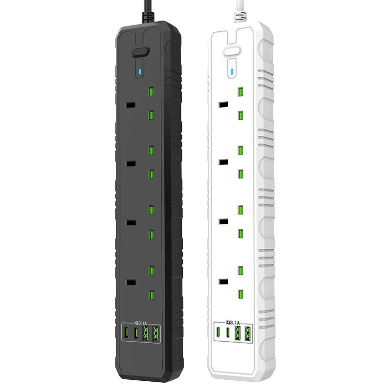 China Malaysia 3000W UK Power Strip with USB A Ports and Type-C Ports ...